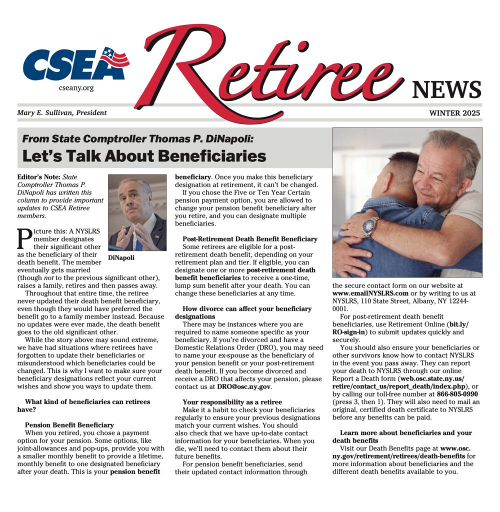 Retirees - CSEA NY