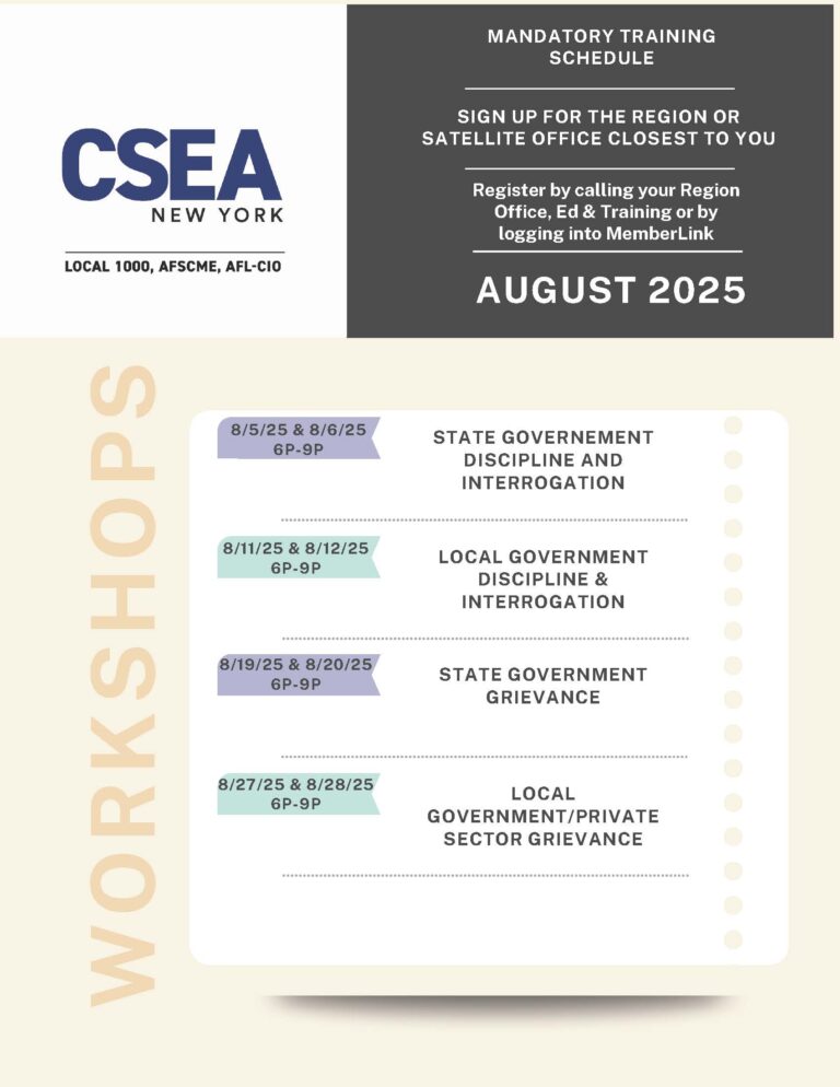 Education & Training - CSEA NY