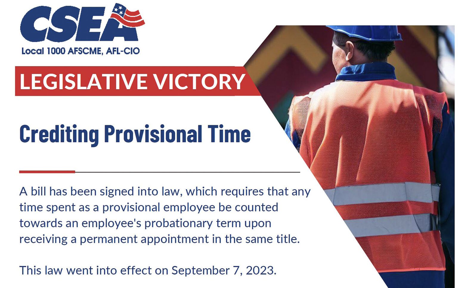 State releases guidance on crediting provisional time - CSEA NY