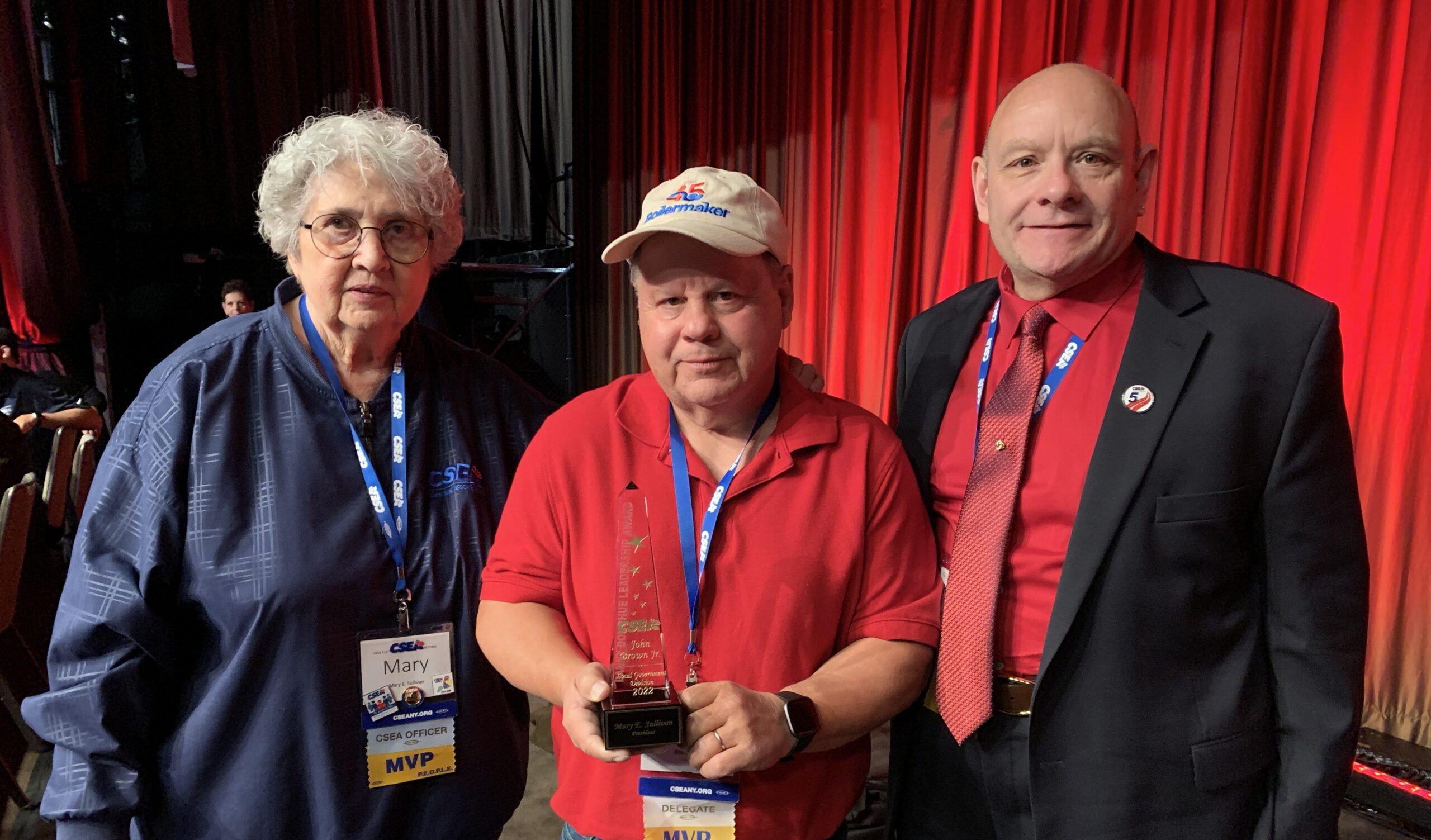 Brown honored for tireless work, awesome responsibility - CSEA NY