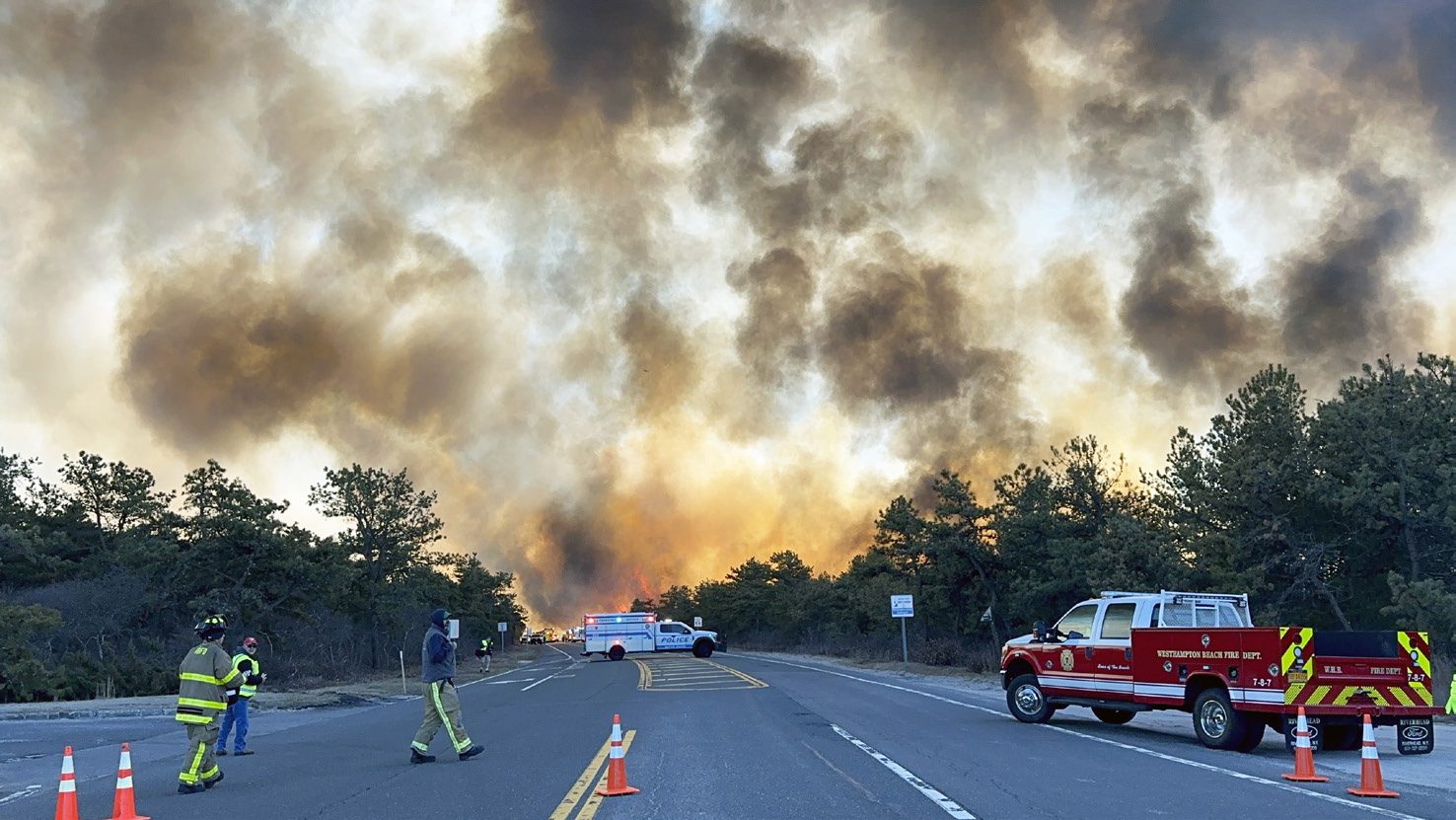 CSEA state firefighters key to controlling major brush fire - CSEA NY