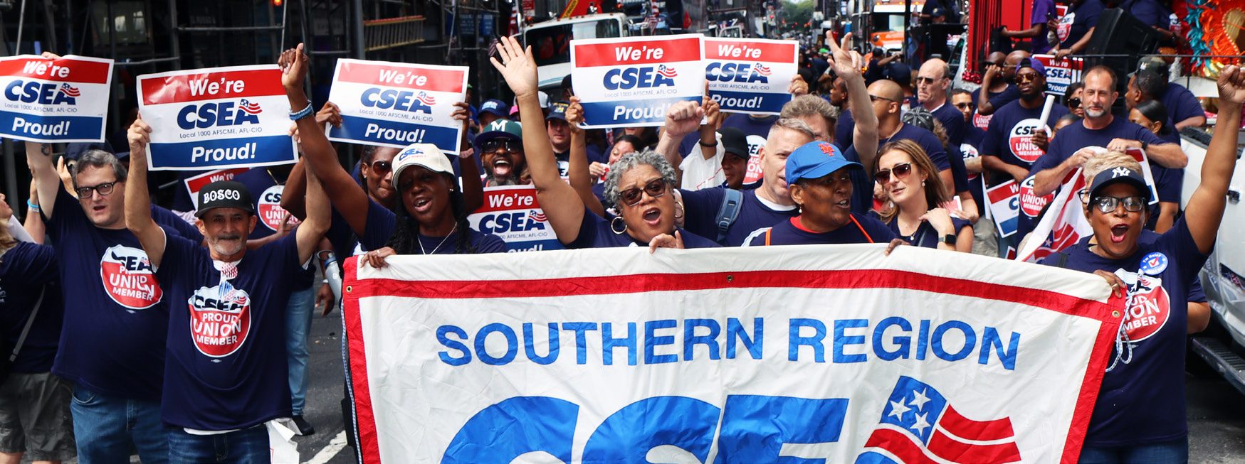 Union strong on Labor Day! - CSEA NY