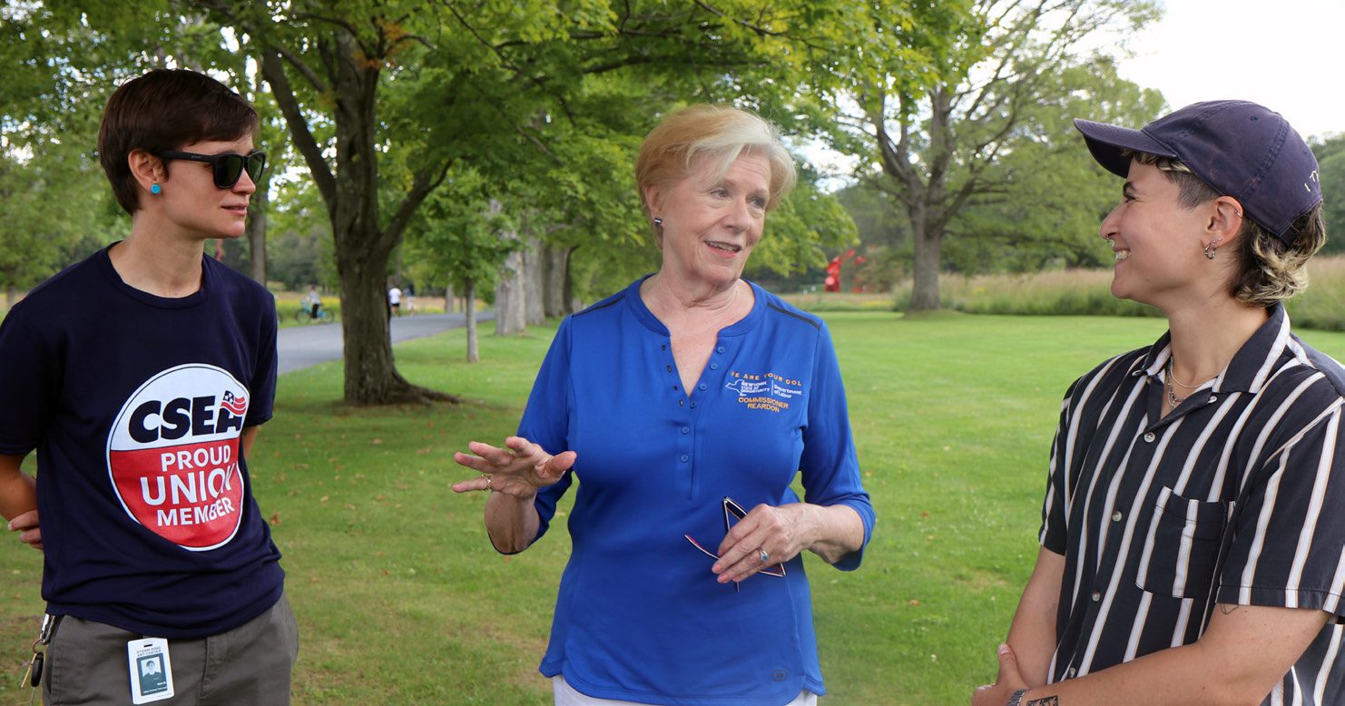 Reardon makes Labor Day visit to Storm King - CSEA NY