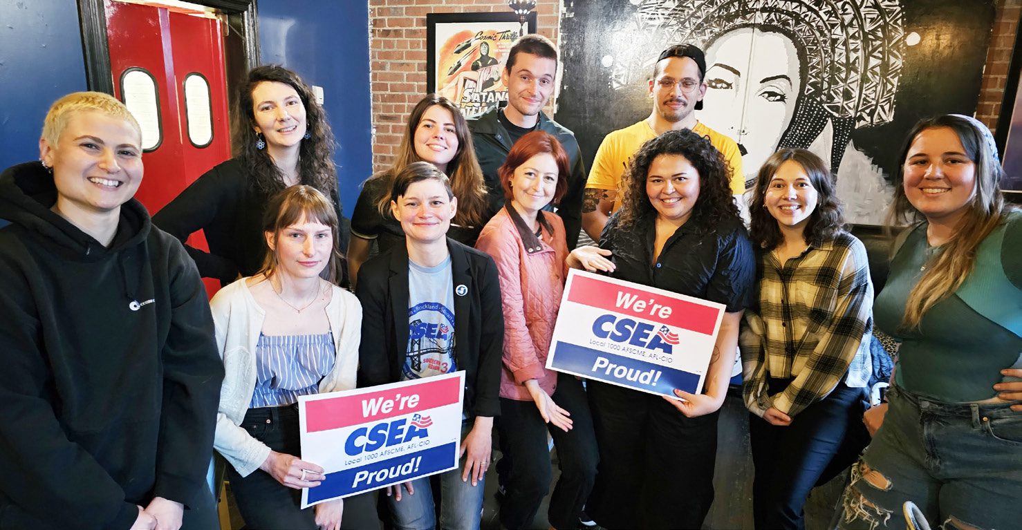 Young workers leading union surge - CSEA NY
