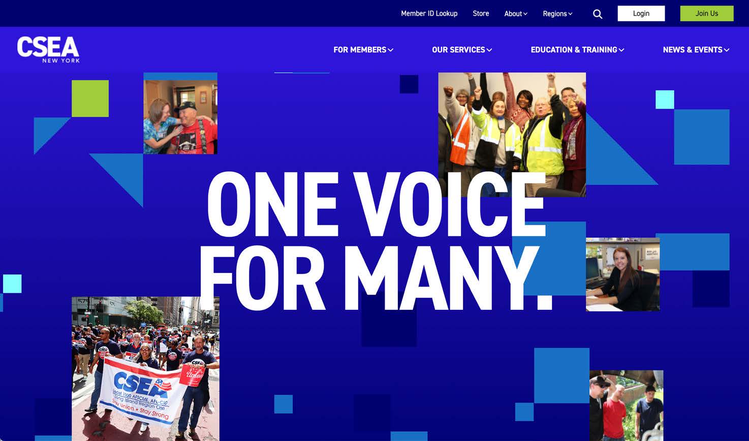 One voice for many: CSEA freshens logo, website for new era - CSEA NY